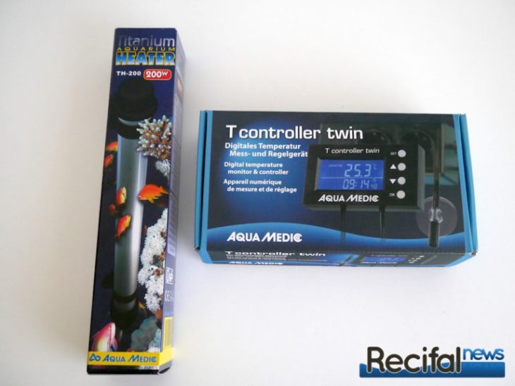 Titanium Heater 200 et T Controller Twin en présentation - Récifal News